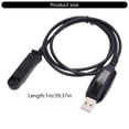 YIGSECU Waterproof Programming Cable For BF-UV9R BF-A58 BF9700 Two Way ...