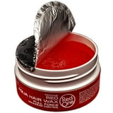 RE/DONE Red Aqua Hair Wax, Strong Hold Style Shape, 150ml, Vibrant Red ...