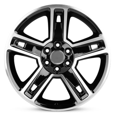 Wheel Rim for 1999-2022 Cadillac Escalade 22x9 in Black W/Chrome ...