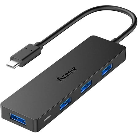 LZMY USB C to USB Adapter Hub, Extra Slim USBC to 4 Port USB 3.0 ...