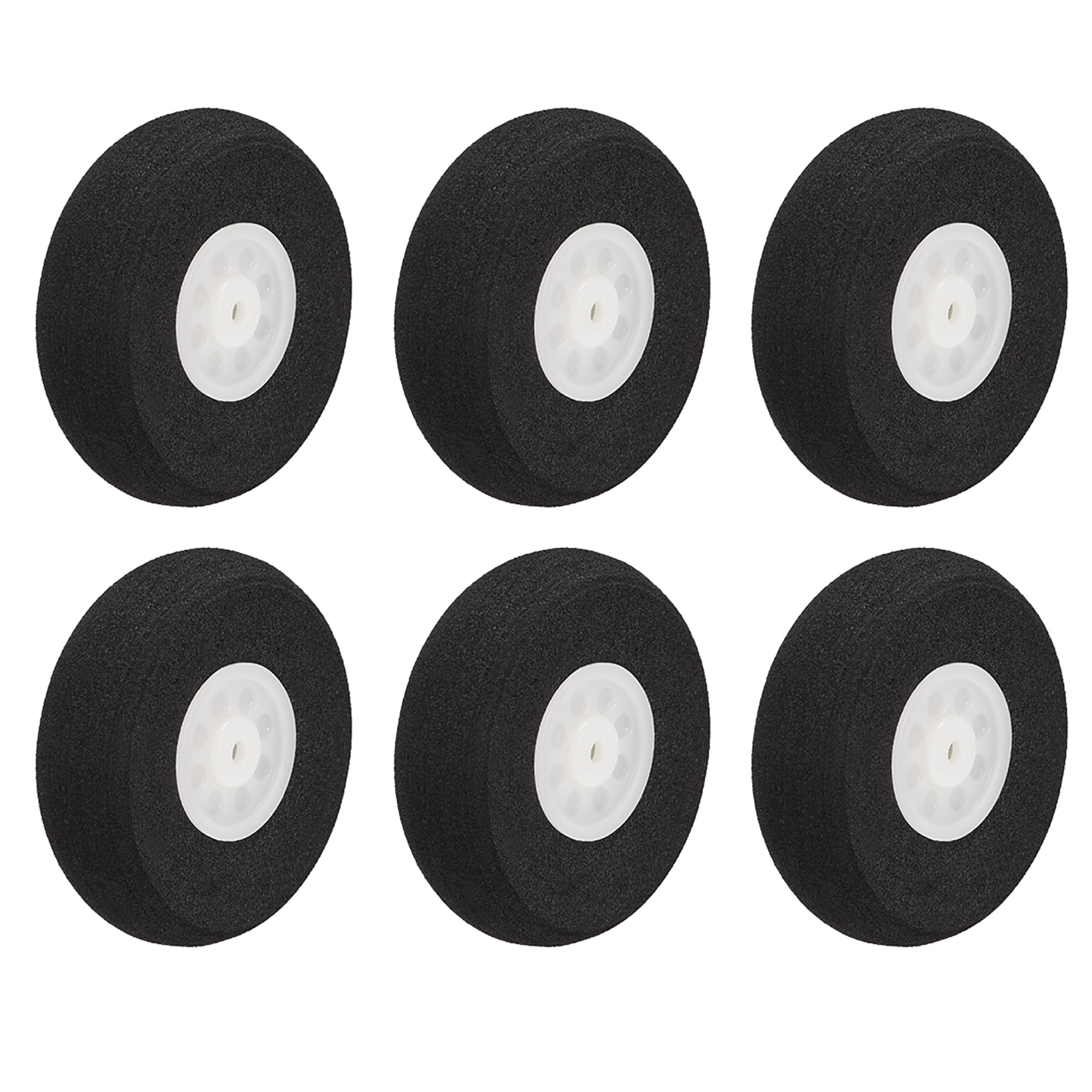 RC Airplane Wheels 6PCS RC Airplane Aircraft Sponge Wheels 1.37 inch x ...
