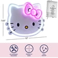 Hello Kitty Acrylic Neon Lamp, White - Walmart.com
