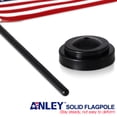 Anley USA Deluxe Desk Flag Set - 8 x 5 inch Miniature American US ...