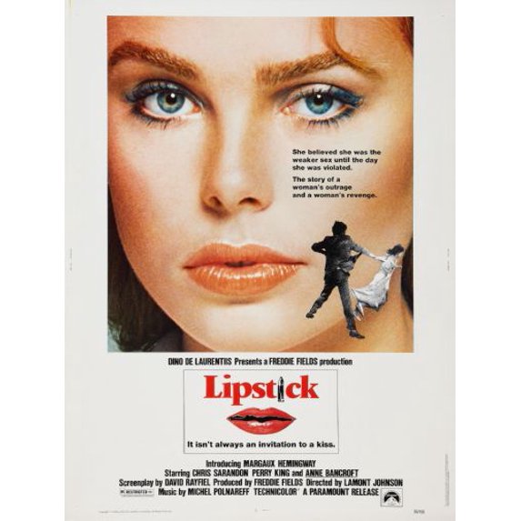 Lipstick Movie Poster Entertainment Decor 24in x36in Art Poster 24x36 ...