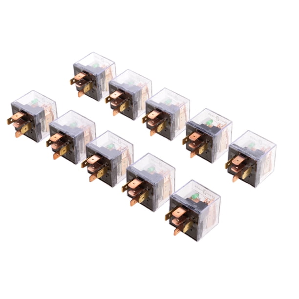 Interruptor de relé 12V 80A Sunnimix 10 piezas SPDT Contacto ...