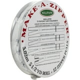 Sullivans Make-A-Zipper 5.5Yd Reel White - Walmart.com
