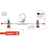 MAWA, Clip Collection Model K-30D Set of 10, Red - Walmart.com