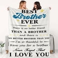 Blanket for The Best Brother There Is No Better Friend Than a Brother ...