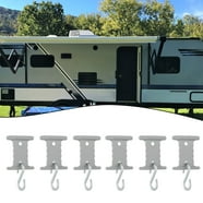 DIAEDGE 6pcs Rv Awning Piping Awning Pipe Eyelets For Camping And ...