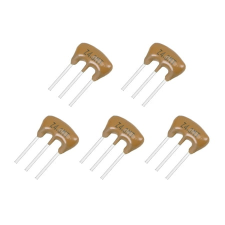 Ceramic Resonator Crystal Oscillator 4MHz 3 Pin DIP, Yellow 5 Piece ...