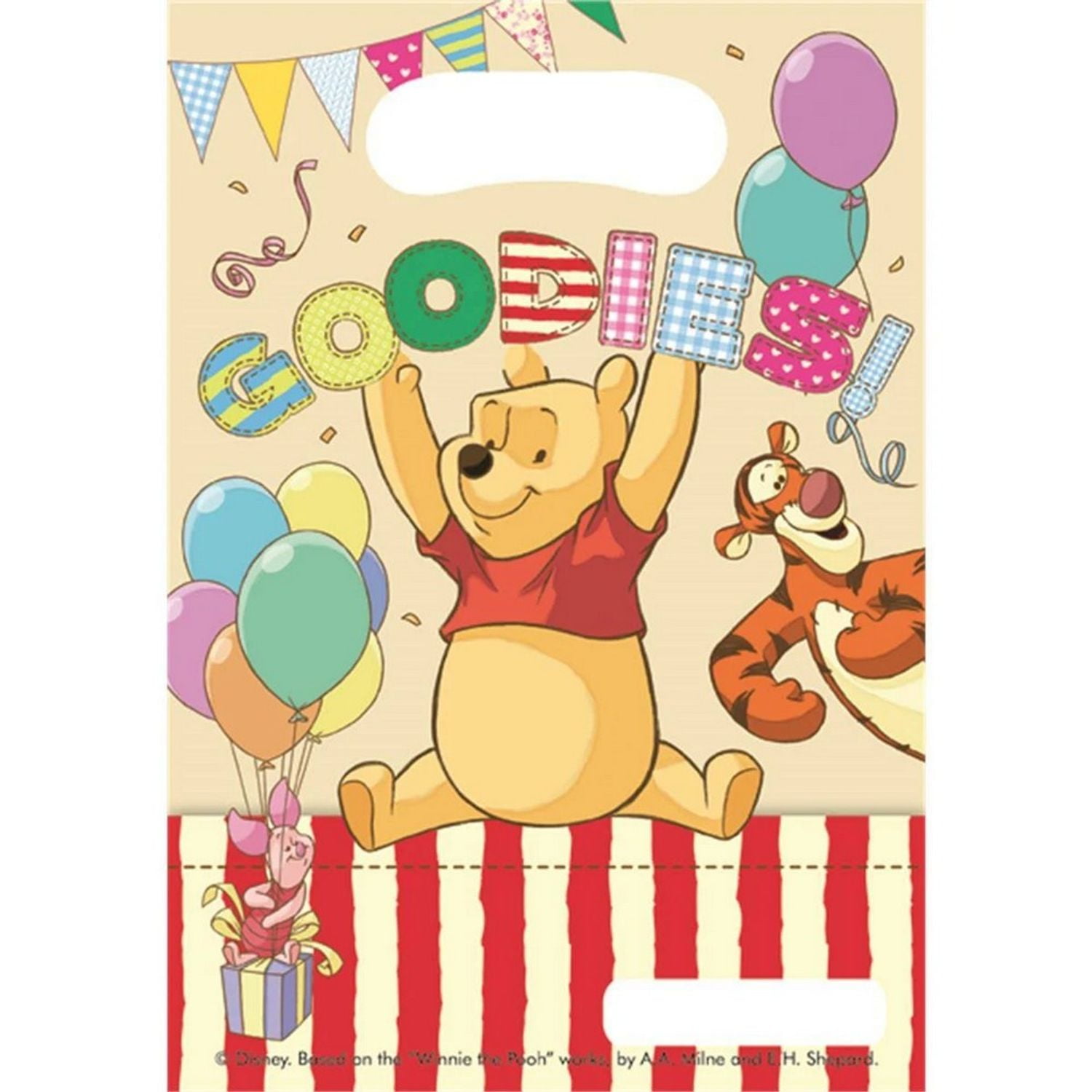 Click here for Winnie The Pooh Alphabet Party Bags (Pack Of 6) prices