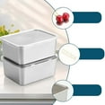 304 Stainless Steel Rectangular Covered Food Storage Box New, Style-hd ...