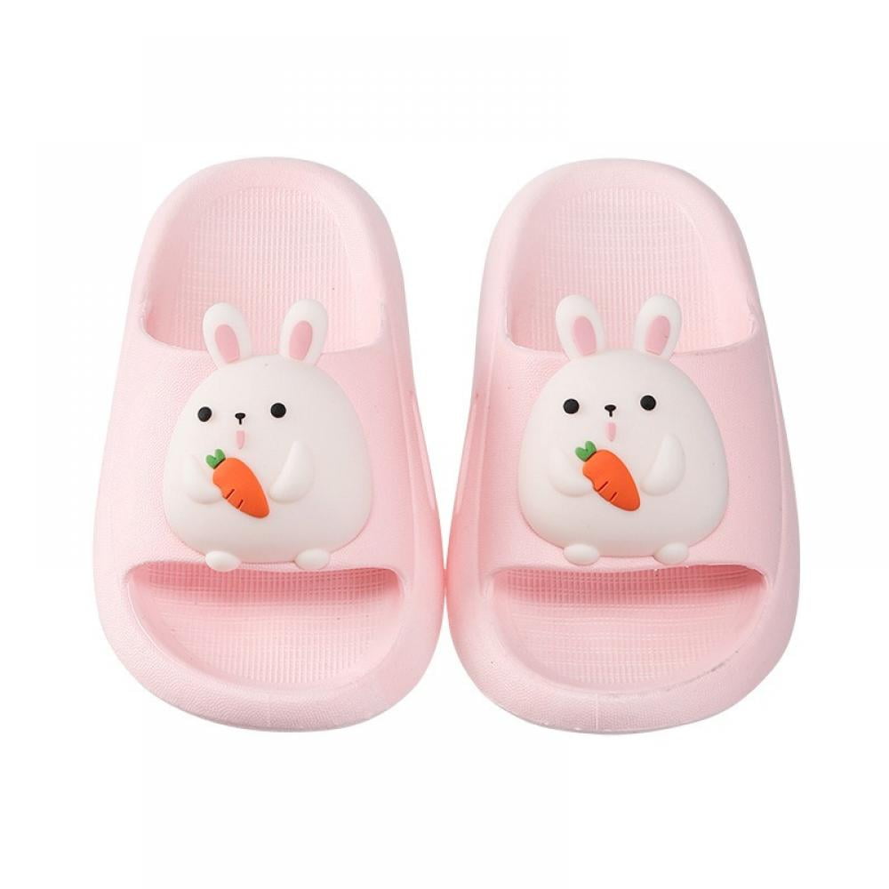 Toddler Boys Girls Slide Sandals Cute Non-Slip Cartoon Kids Slippers ...