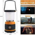 Portable AYL LED Camping Lantern, 1800LM, 4400mAh, 4 Light Modes, USB ...