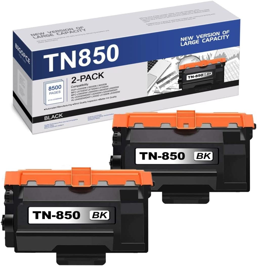 Compatible TN850 TN-850 High Yield Toner Cartridge Replacement for ...