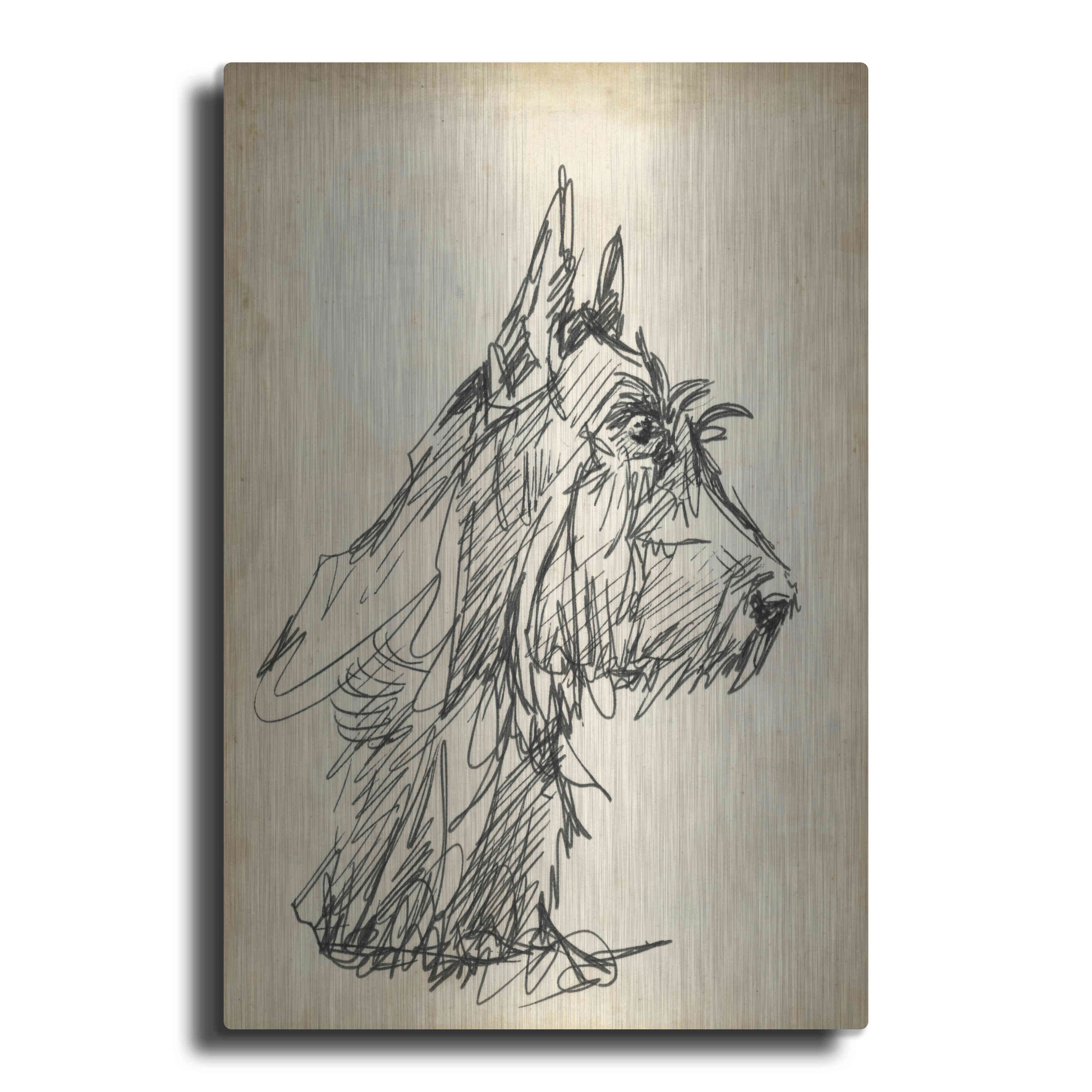 Luxe Metal Art 'Breed Studies I' by Ethan Harper, Metal Wall Art, 24 ...
