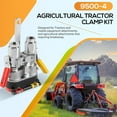 9500-4 Agricultural Tractor Clamp Kit with Lever Actuated Quick Coupler ...