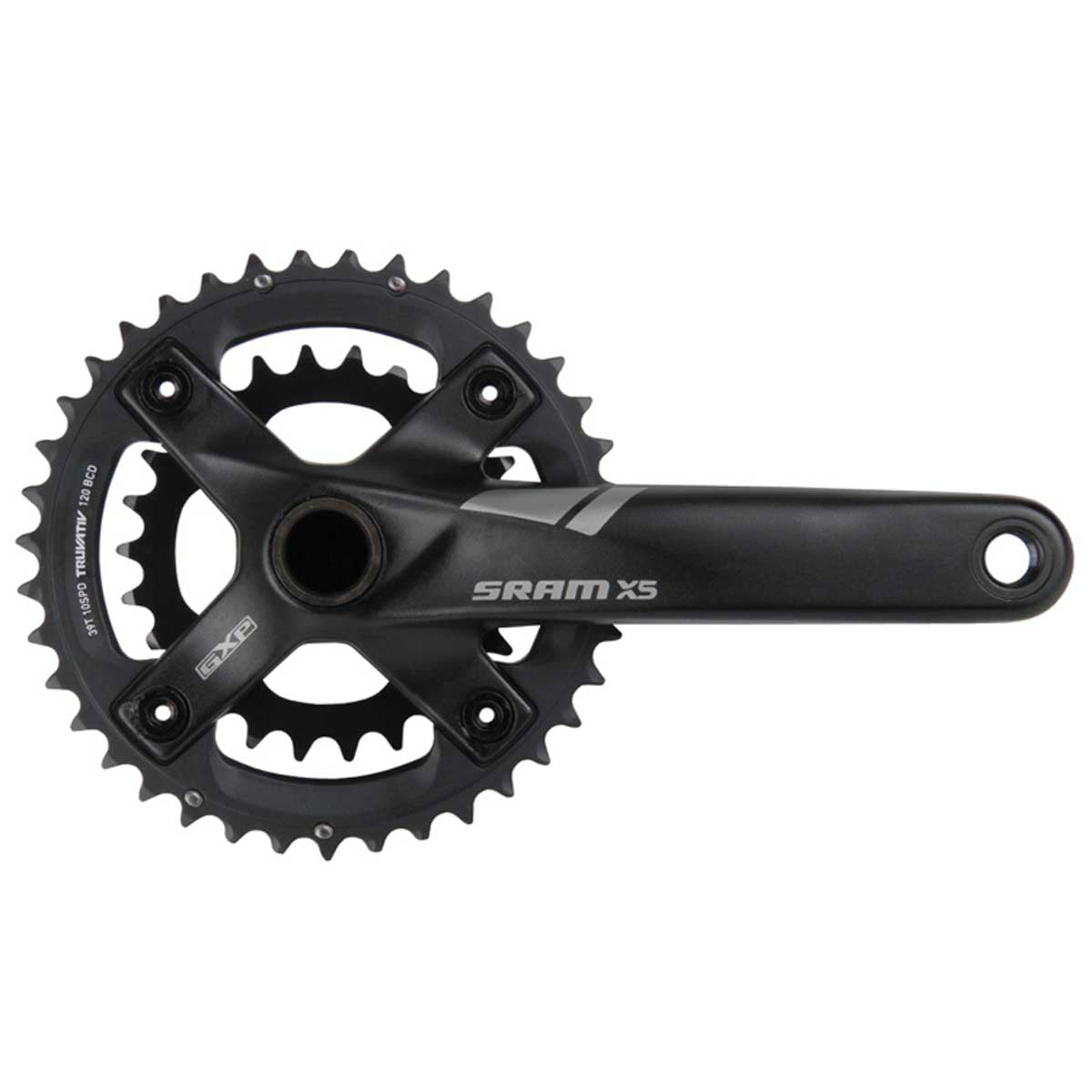 Sram X5 Crankset 10sp. 170mm 26/39T BCD:80/120mm GXP 49.5mm Black ...