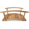 All Things Cedar 6-Foot Bridge with Handrails, Western Red Cedar ...