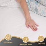 Linen Classique Luxury Fitted Sheet - Premium Soft 100% Sateen Cotton ...