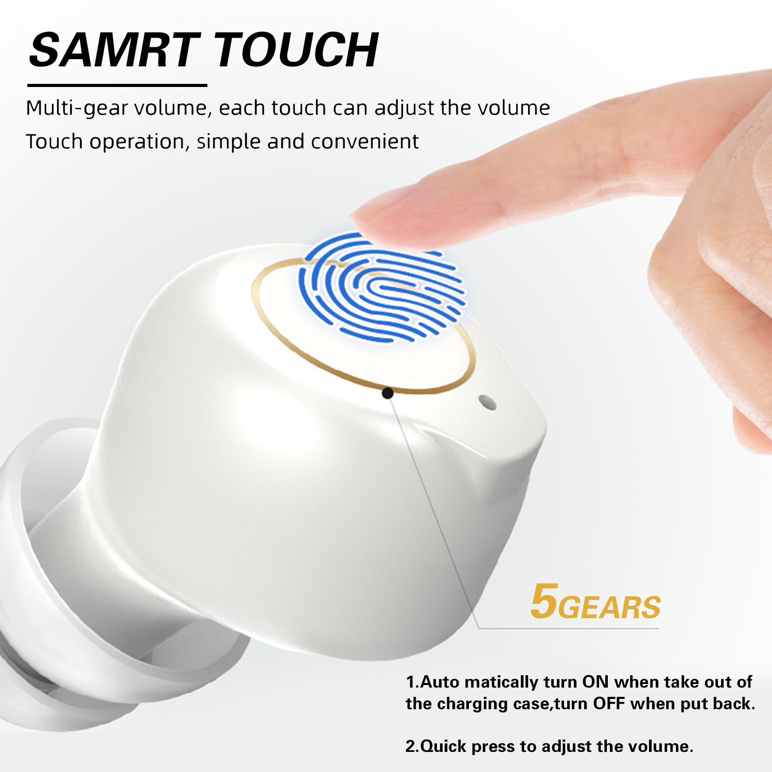 Adofi Rechargeable Hearing Amplifier - AI Noise Reduction, Magnetic ...