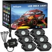 Sunpie 12 Pod RGB-W LED Rock Lights Kits for Cars, Off Road, UTV ...