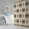 Western Aztec Shower Curtain, Boho Southwest Rustic Fabric Shower ...
