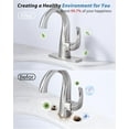 Bathroom Faucet Escutcheons Brushed Nickel: 6 Inch Sink Hole Cover ...