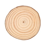 20PCS Natural Tree Round Wood Log for Wedding Centerpiece Bark Table ...