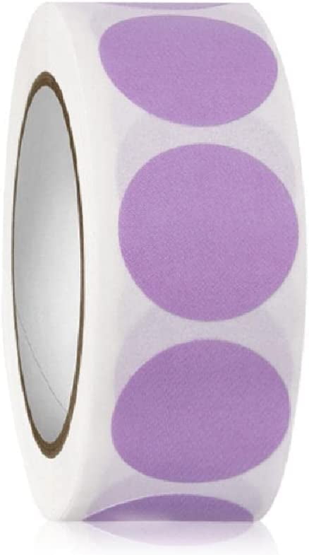 1000 Pcs/Roll Bright Color Dots Stickers Self Adhesive Circle Stickers ...