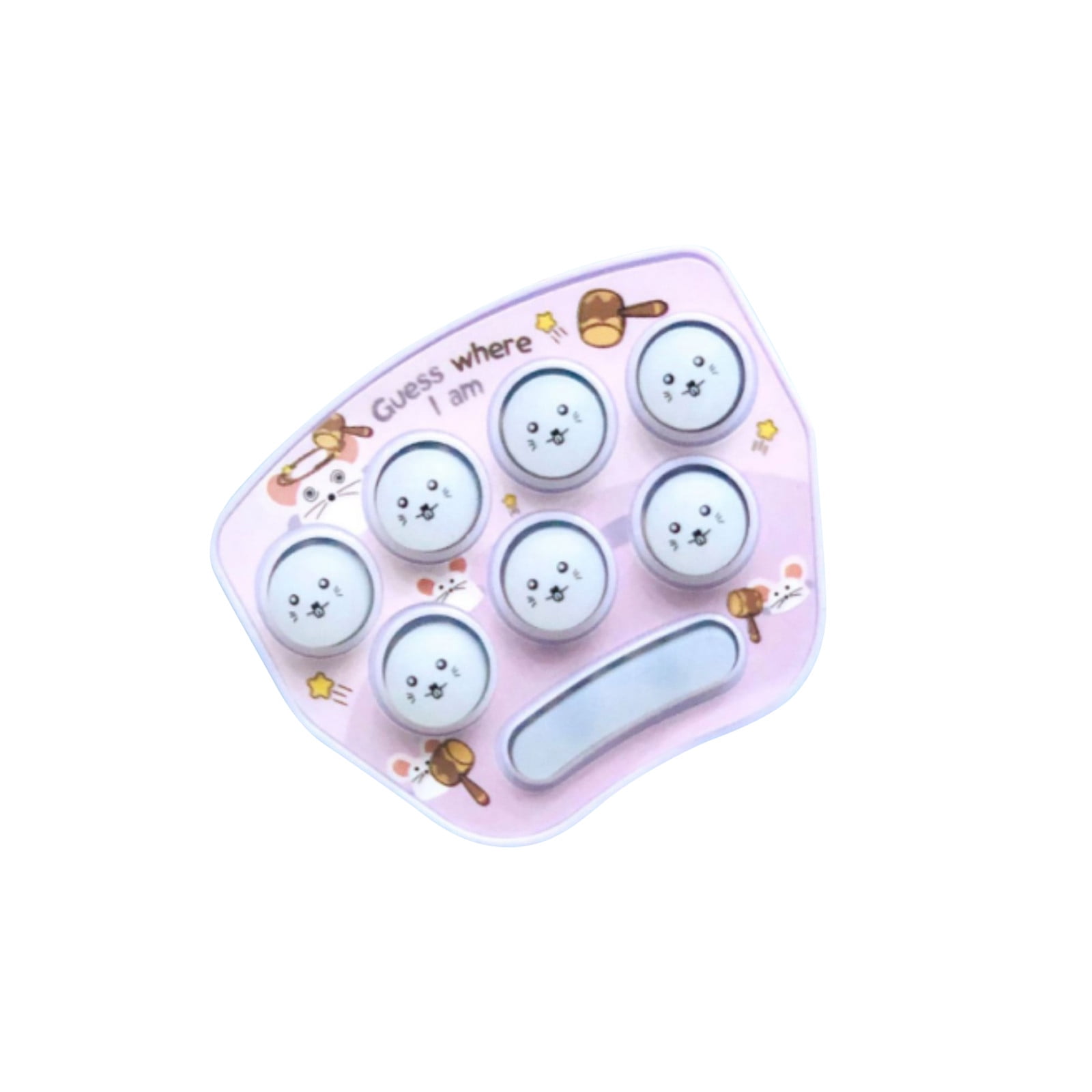 Dengmore Keychain Mini Whack-A-Mole Game Keychain LED Electronic Memory ...