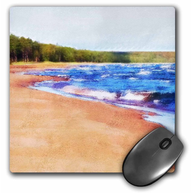 3dRose Colors of Water from a photograph of Lake Superior in Michigans ...