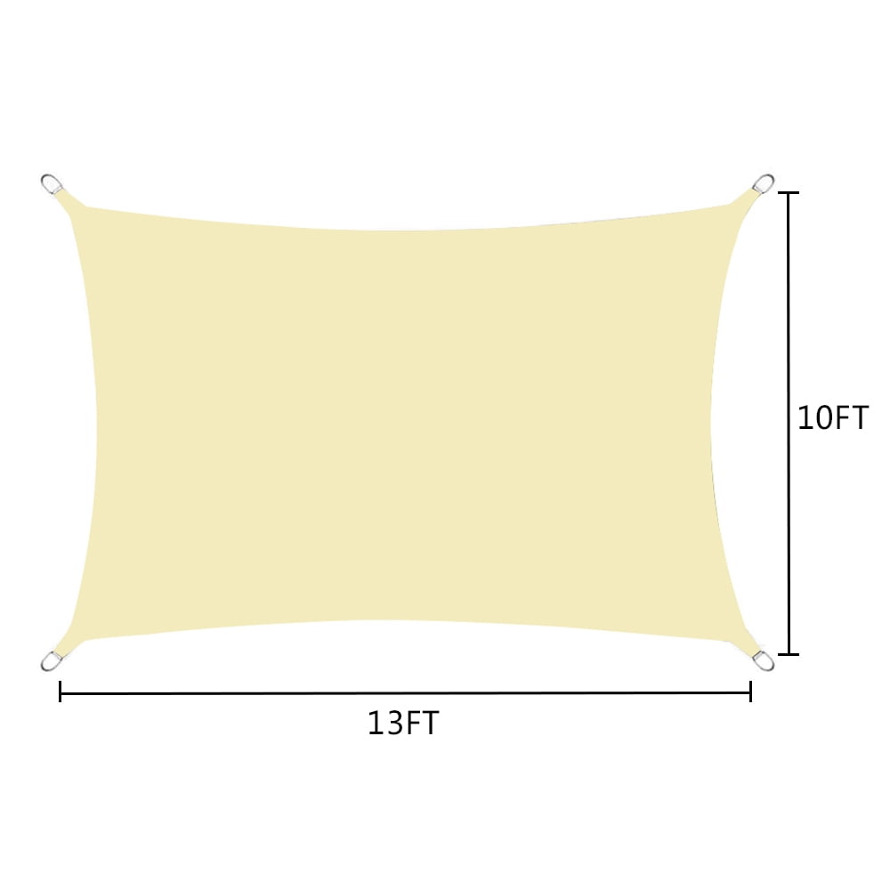 Squre Sun Shade Sail UV Block Waterproof Patio Awning Outdoor Garden ...