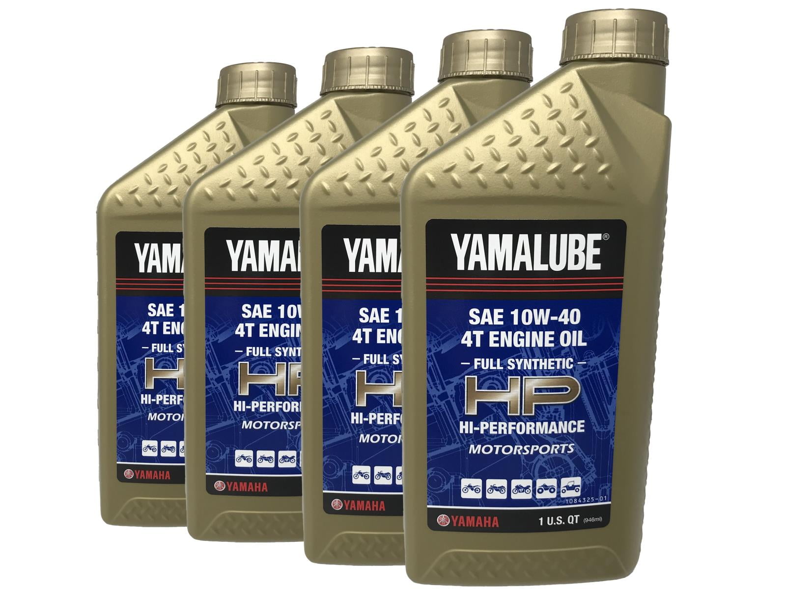 Yamaha Genuine OEM Yamalube Full Synthetic 10W-40 Oil LUB-10W40-FS-12 ...