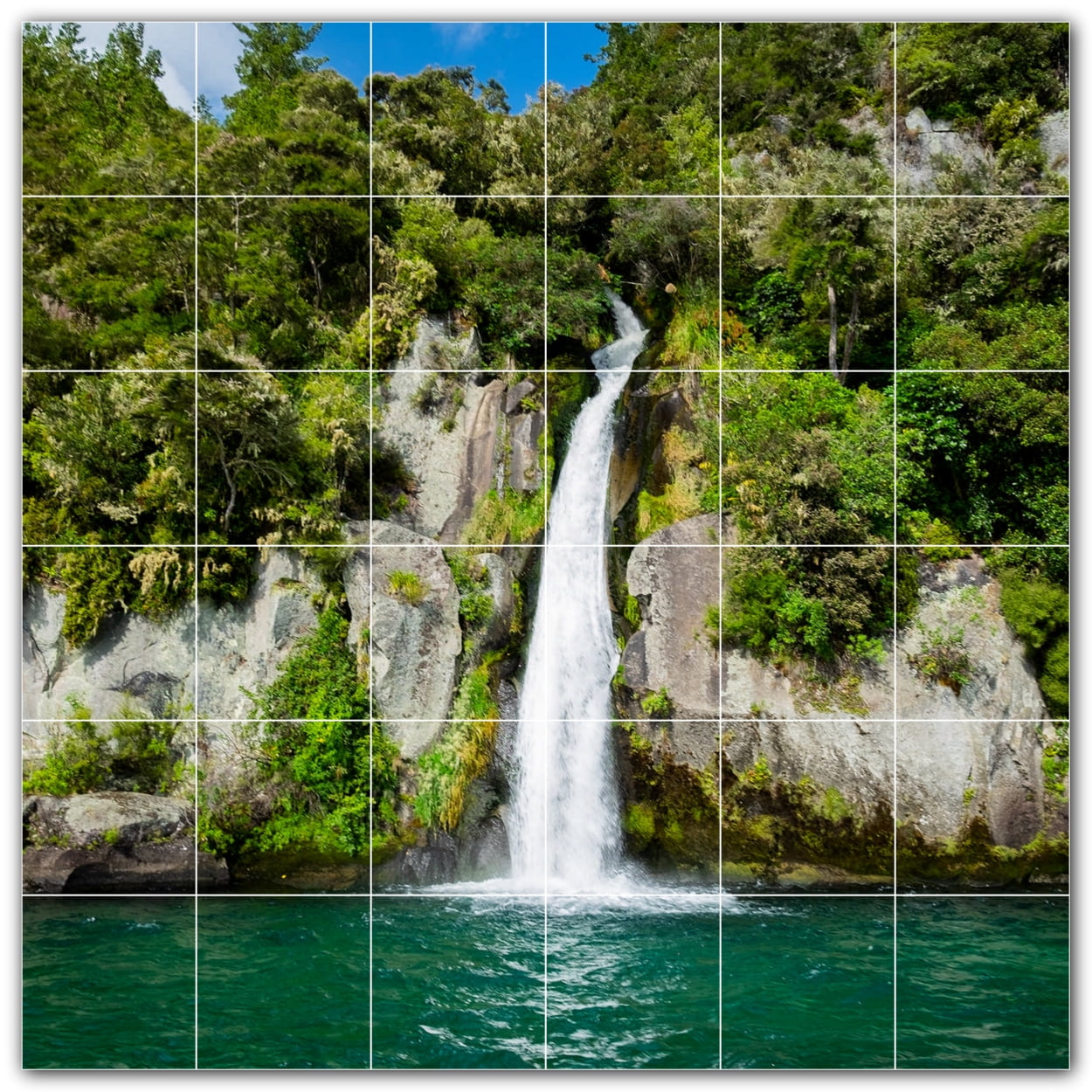 Picture-Tiles.com: Waterfalls Ceramic Tile Wall Mural WAL501095-66XL ...