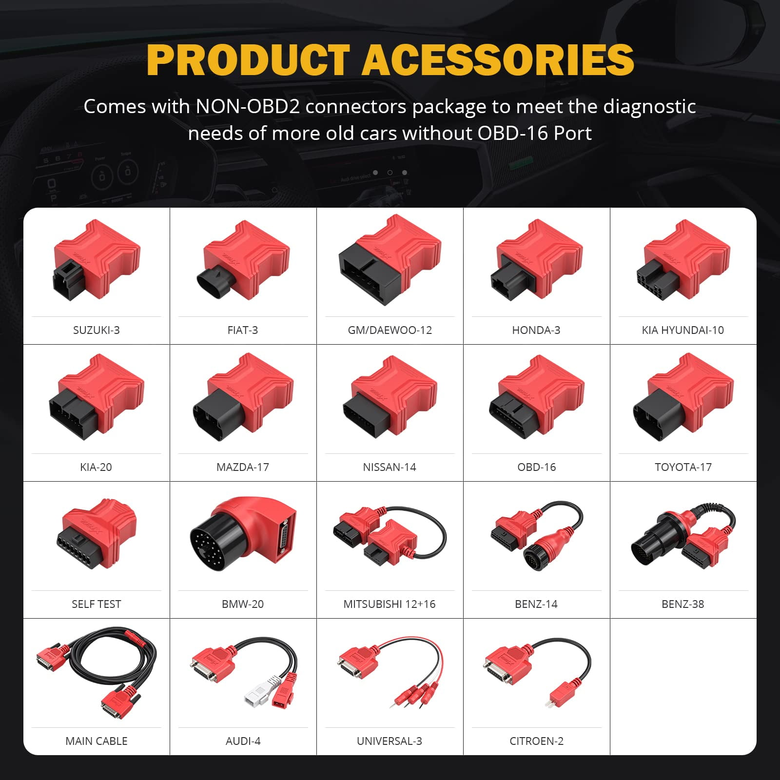 Buy XTOOL D9 Pro Automotive Diagnostic Scan Tool, All Systems Car ...