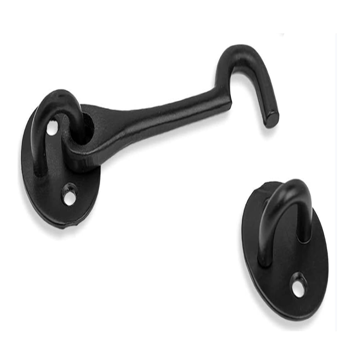 Hook And Eye Latch For Doors And Gates Solid Cast Iron Lock | 1-Pack ...