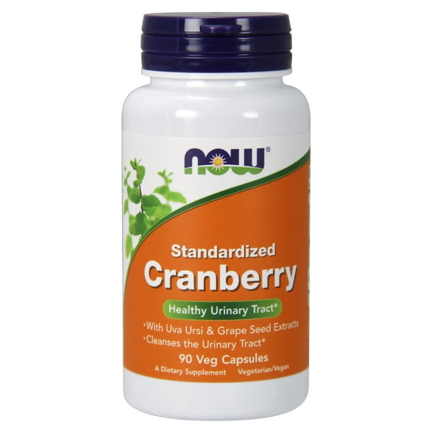 NOW Supplements, Cranberry with PACs, plus Uva Ursi and Grape Seed ...