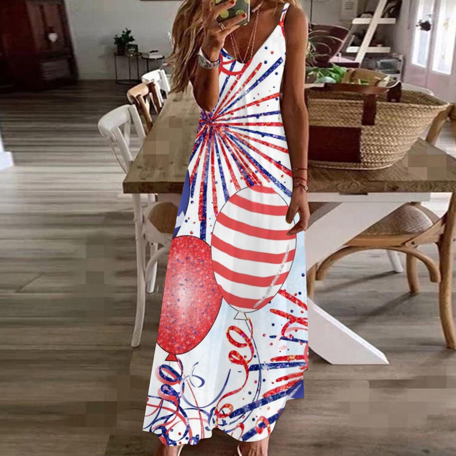 American Flag Prom Dress
