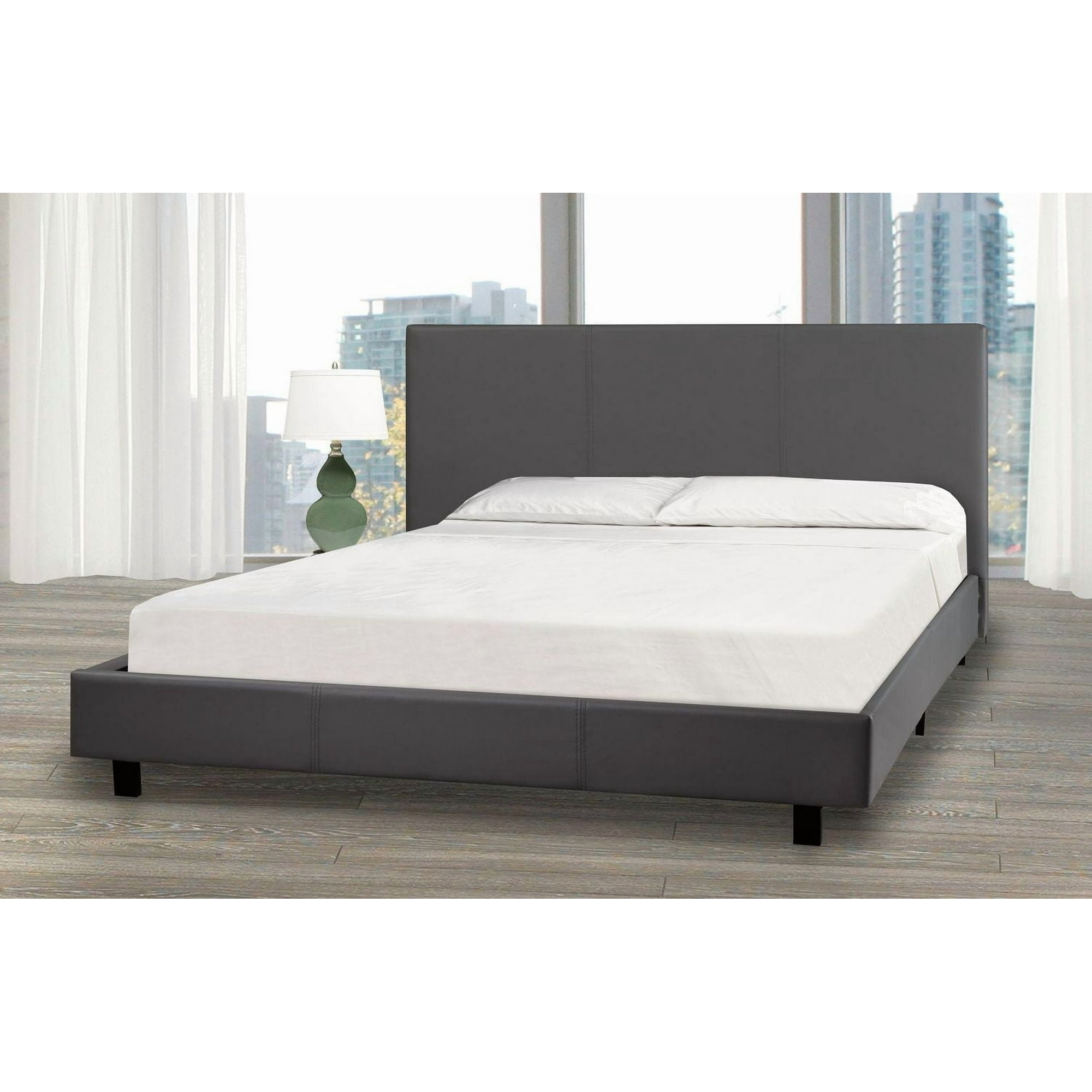 Click here for Brassex Nicole Full Platform Bed  Grey prices
