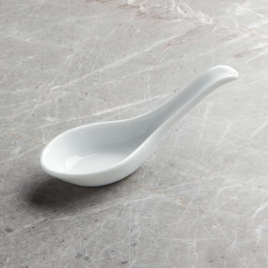 Click here for Sunwealth Porcelain White Spoon (5.5) Large Head prices