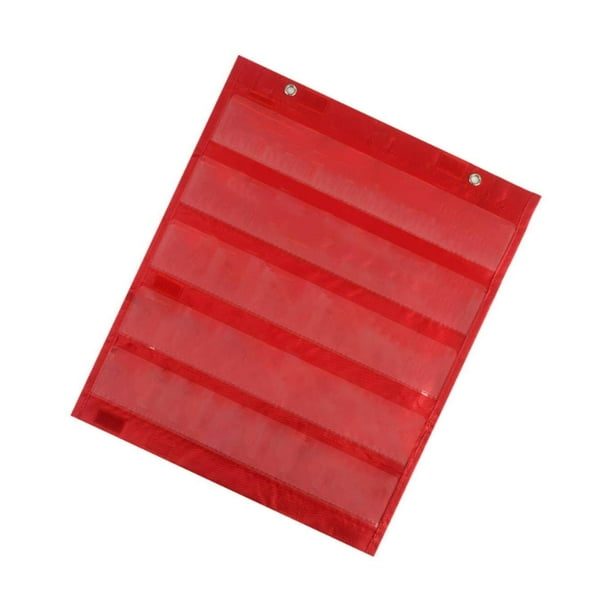 Freer Magnetic Pocket Chart Double-Sided Hanging Schedule Pocket chart ...