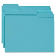 Business Source 1/3-Cut Tab Colored File Folders Letter - 8 1/2" x 11 ...