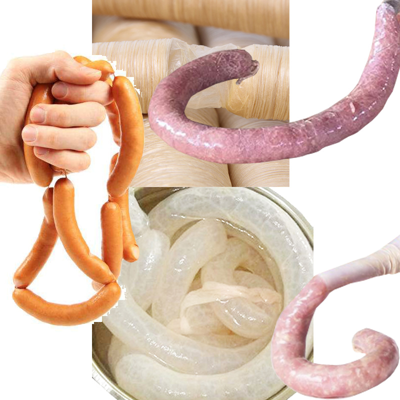 18mm Edible Sausage Casings Skins Packaging Pork Intestine Sausage ...