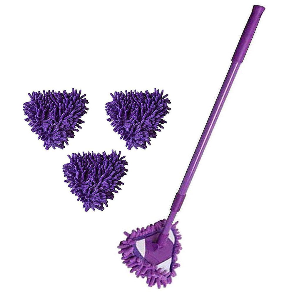 Wall Cleaning Mop, Rotatable Adjustable Cleaning Mop with 3 Reusable ...