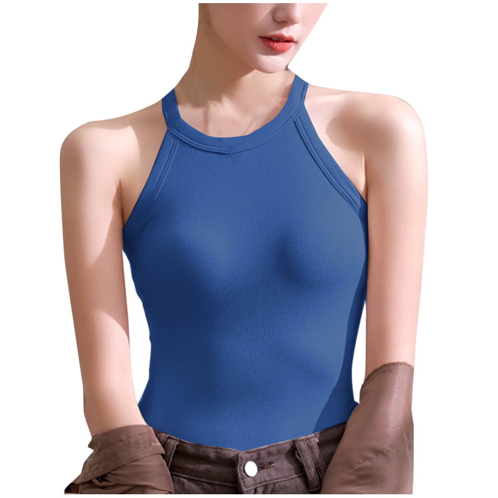 Click here for Dealovy Womens Tank Tops Built In Bra Sleeveless B... prices