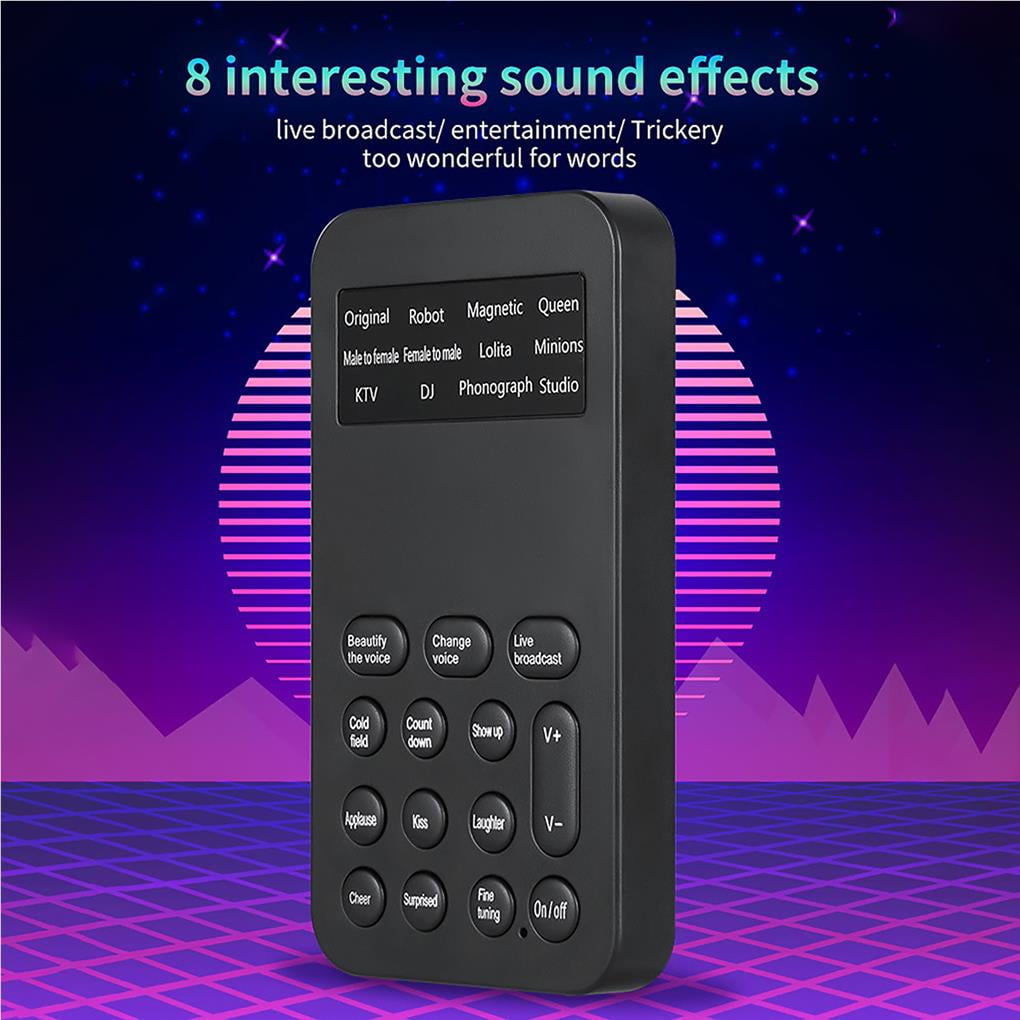 Click here for Maskred Voice Changer Microphone Mini Sound Card 1... prices