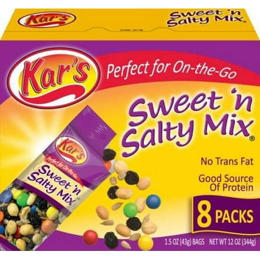 Kar's Gluten-Free Sweet 'N Salty Trail Mix, 2 Oz, 40 Count Box - Walmart.com