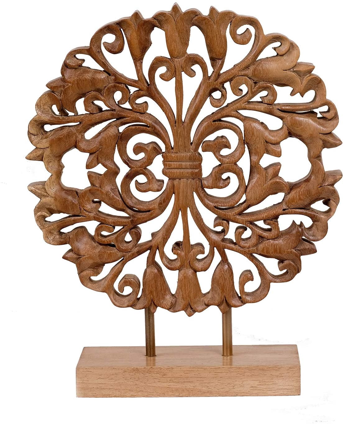Decozen Home Decor Handmade Wooden Sculpture in Tree of Life Acacia ...