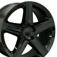 20" Replica Wheel JP16 Fits Jeep Grand Cherokee Rim 20x8.5 Black Wheel ...